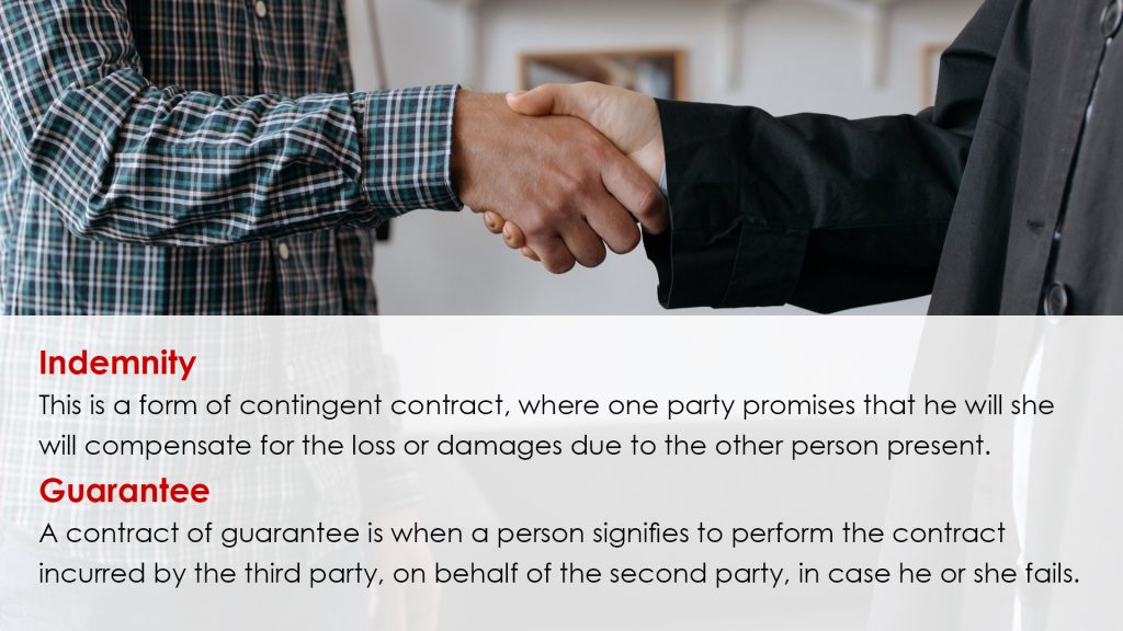 Difference Between Contract Of Indemnity And Contract Of Guarantee PITCS
